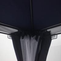 China Polyester Fabric Garden Gazebo 3x3x2.75m with Mosquito Netting and Sidewalls for sale