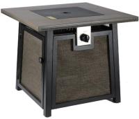 China Outdoor Corten Steel BBQ Grill Gas Fire Pit Rectangle Smokeless 2-in-1 48 Inch for sale