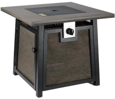 China Outdoor Corten Steel BBQ Grill Gas Fire Pit Rectangle Smokeless 2-in-1 48 Inch for sale