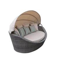China Customized Color Aluminum Rattan Bistro Set Modern Sofa with Teapoy Table 3 Seater for sale