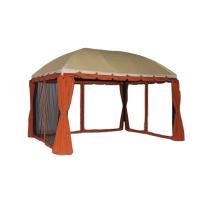 China Aluminum PVC Garden Pavilion Waterproof Pergola 3x4m Easy Assembly for Outdoor Park for sale