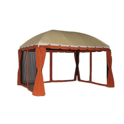 China Aluminum PVC Garden Pavilion Waterproof Pergola 3x4m Easy Assembly for Outdoor Park for sale