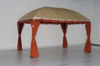 China Aluminum PVC Garden Pavilion Waterproof Pergola 3x4m Easy Assembly for Outdoor Park for sale