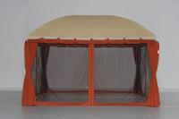 China Aluminum PVC Garden Pavilion Waterproof Pergola 3x4m Easy Assembly for Outdoor Park for sale