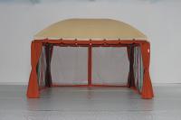 China Aluminum PVC Garden Pavilion Waterproof Pergola 3x4m Easy Assembly for Outdoor Park for sale
