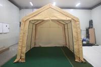 China Single Vehicle Carport 300x450x275cm Powder Coated Steel Frame PE Cover for sale