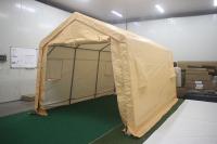 China Single Vehicle Carport 300x450x275cm Powder Coated Steel Frame PE Cover for sale