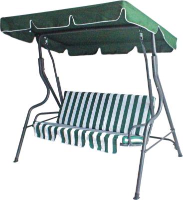 China 3-Person Patio Swing Chair 1720x1120x1520mm with Convertible Canopy and Removable Cushion for sale