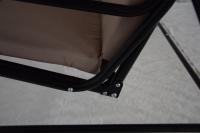 China 3-Person Patio Swing Chair 1720x1120x1520mm with Convertible Canopy and Removable Cushion for sale