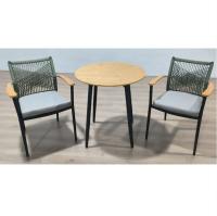 China Aluminum Rattan Outdoor Sofa Set with Luxury Table 3 Seater Garden Furniture for sale