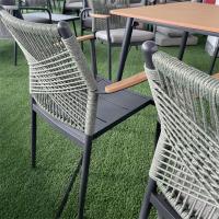 China Aluminum Rattan Outdoor Sofa Set with Luxury Table 3 Seater Garden Furniture for sale