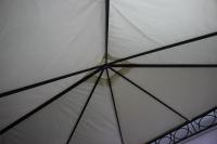 China Aluminum Pergola Bridge Canopy House Waterproof Picnic Tent Shelter 3x3M Custom Color for sale