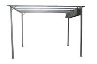 China White Aluminum Frame Attached Canopy 3x3.5x2.35M Outdoor Gazebo for Party for sale