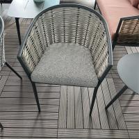 China Outdoor Garden Set Aluminum Rattan Sofa Set with Table and Teapoy 4 Seater for sale