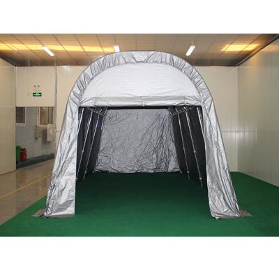 China CP025 Metal Carport Car Shelter 340x650x300cm Waterproof UV Resistant Steel Frame Cover for Garden for sale