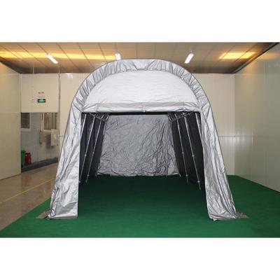China Heavy Duty Steel Carport 340x650x300cm Folding Garage with Waterproof PVC Cover for sale
