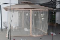 China Aluminum Outdoor Garden Sun Screen Gazebo Collapsible Frame 3.5x3.5x2.67M Waterproof for sale