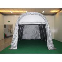 China NATURE Pressure Treated Waterproof UV Resistant Canvas Carport Cover 340x650x300cm Steel Frame for sale