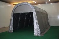 China NATURE Pressure Treated Waterproof UV Resistant Canvas Carport Cover 340x650x300cm Steel Frame for sale