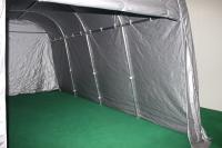 China NATURE Pressure Treated Waterproof UV Resistant Canvas Carport Cover 340x650x300cm Steel Frame for sale
