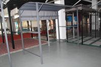 China Steel Frame Gazebo Pavilion 2.45x1.37x2.15M Collapsible Outdoor Pergola for sale