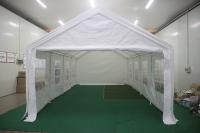 China Outdoor PE Wedding Tent 400x800cm with Customizable Steel Frame for Commercial Events for sale