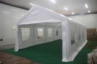 China Outdoor PE Wedding Tent 400x800cm with Customizable Steel Frame for Commercial Events for sale