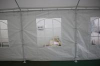 China Outdoor PE Wedding Tent 400x800cm with Customizable Steel Frame for Commercial Events for sale
