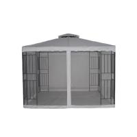 China Outdoor Patio Hard Top Garden Tent Gazebo with Sides Aluminum 3x3x2.65M Customizable for sale