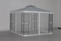 China Outdoor Patio Hard Top Garden Tent Gazebo with Sides Aluminum 3x3x2.65M Customizable for sale