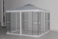 China Outdoor Patio Hard Top Garden Tent Gazebo with Sides Aluminum 3x3x2.65M Customizable for sale