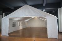 China 6x12M Portable Garage Heavy Duty Steel Frame Canopy Tent with Foldable Sidewall Doors 1 3/8 Inch for sale