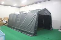 China Hot Galvanized Steel PVC Foldable Bicycle Shed Shelter Carport 330x600x260cm for sale