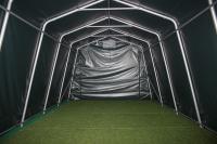 China Hot Galvanized Steel PVC Foldable Bicycle Shed Shelter Carport 330x600x260cm for sale