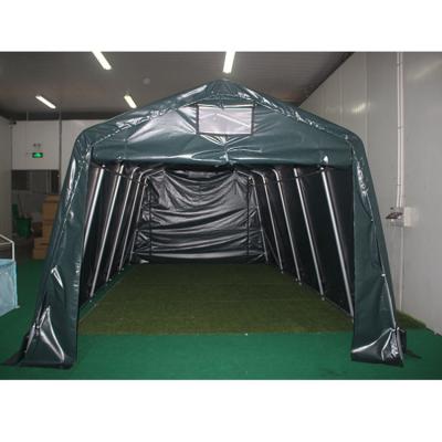 China Heavy Duty Steel PVC Foldable Bicycle Shed Shelter 330x600x260cm Carport Cover for sale
