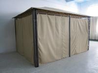 China Customizable Polyester Fabric Steel Frame Outdoor Garden Gazebo Tent 3x4M Waterproof for sale