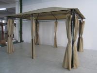China Customizable Polyester Fabric Steel Frame Outdoor Garden Gazebo Tent 3x4M Waterproof for sale