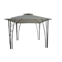 China 3x3M Double Top Pergola Gazebo Steel Frame Waterproof for Weddings Events for sale