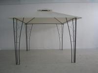 China 3x3M Double Top Pergola Gazebo Steel Frame Waterproof for Weddings Events for sale