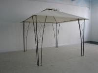 China 3x3M Double Top Pergola Gazebo Steel Frame Waterproof for Weddings Events for sale