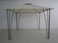 China 3x3M Double Top Pergola Gazebo Steel Frame Waterproof for Weddings Events for sale