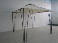 China 3x3M Double Top Pergola Gazebo Steel Frame Waterproof for Weddings Events for sale