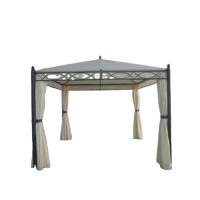 China PA Coated Steel Gazebo 3x3x2.75m with Netting for Garden Park Party for sale