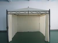 China PA Coated Steel Gazebo 3x3x2.75m with Netting for Garden Park Party for sale