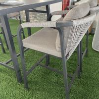 China Modern Aluminum Rattan Garden Sofa Set with Table and Teapoy Bistro Set 3 Seater for sale
