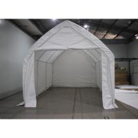 China Metal QP-128 Large White Outdoor Carport for Events 205x34x24cm Steel Frame for sale