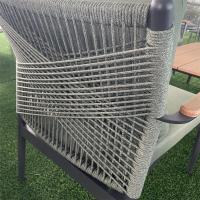 China Customized Color Aluminum Rattan Sofa Set with 3-Seater and Table for Garden Furniture for sale