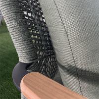 China Customized Color Aluminum Rattan Sofa Set with 3-Seater and Table for Garden Furniture for sale
