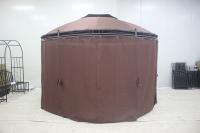 China Collapsible Frame Gazebo 3x3m Double Roof Tool Free Assembly Durable Protection Steel for sale