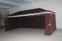 China 3x6M Aluminium Pop Up Gazebo with Mosquito Net Sidewall for Park Leisure Sun Protection for sale